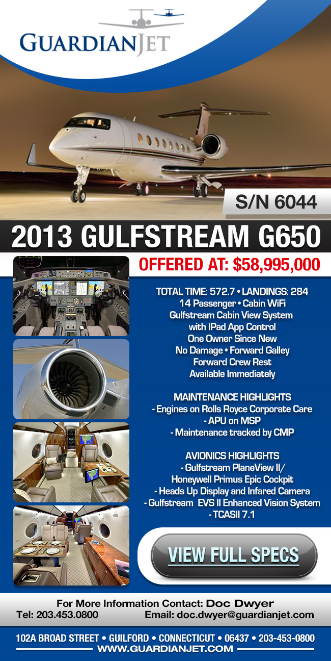 myAviationHUB Aviation and Aircraft Marketing | Guardian Jet Offering ...